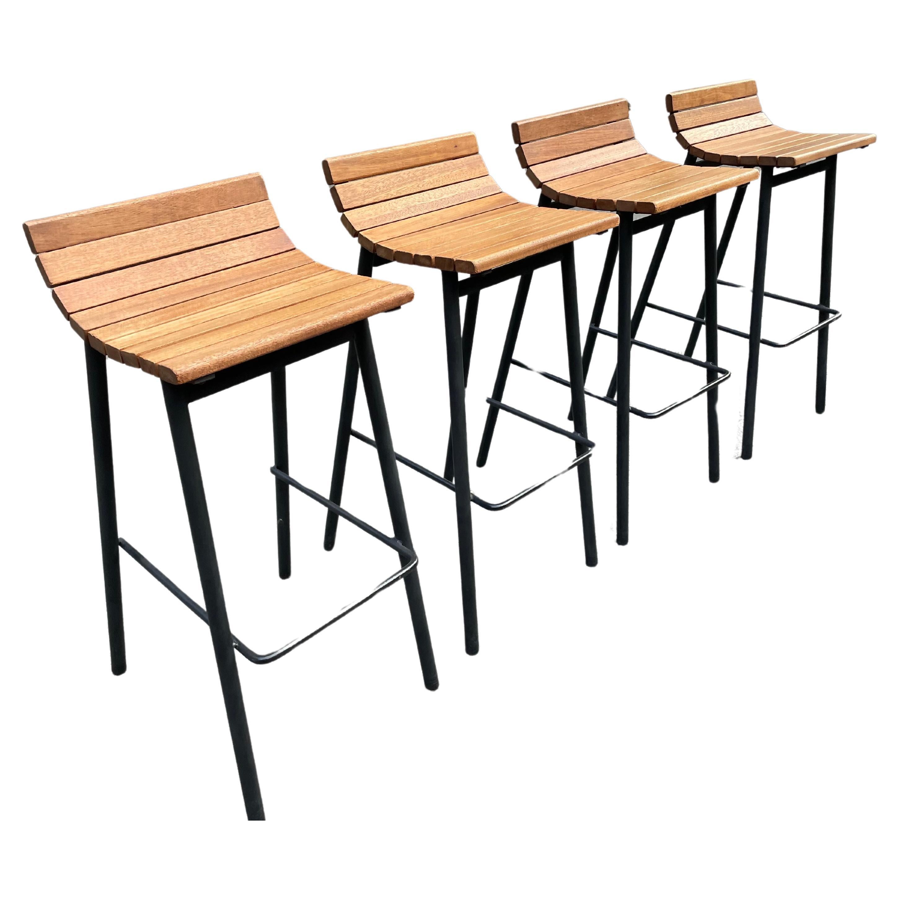 Three Barstools by Vista of California, circa 1950 at 1stDibs ...