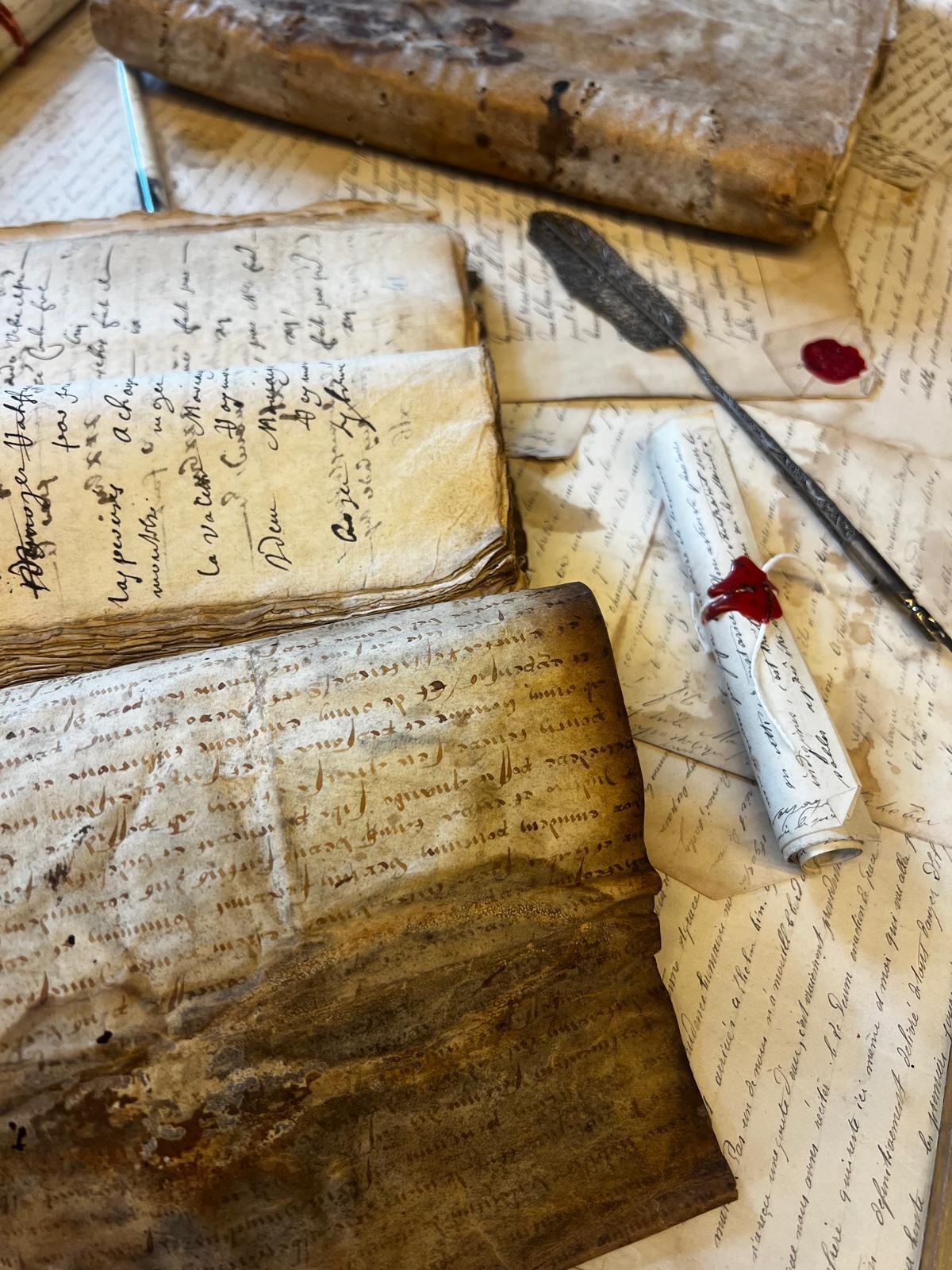 Antique Book Journal Display 13th-19th Century For Sale at 1stDibs