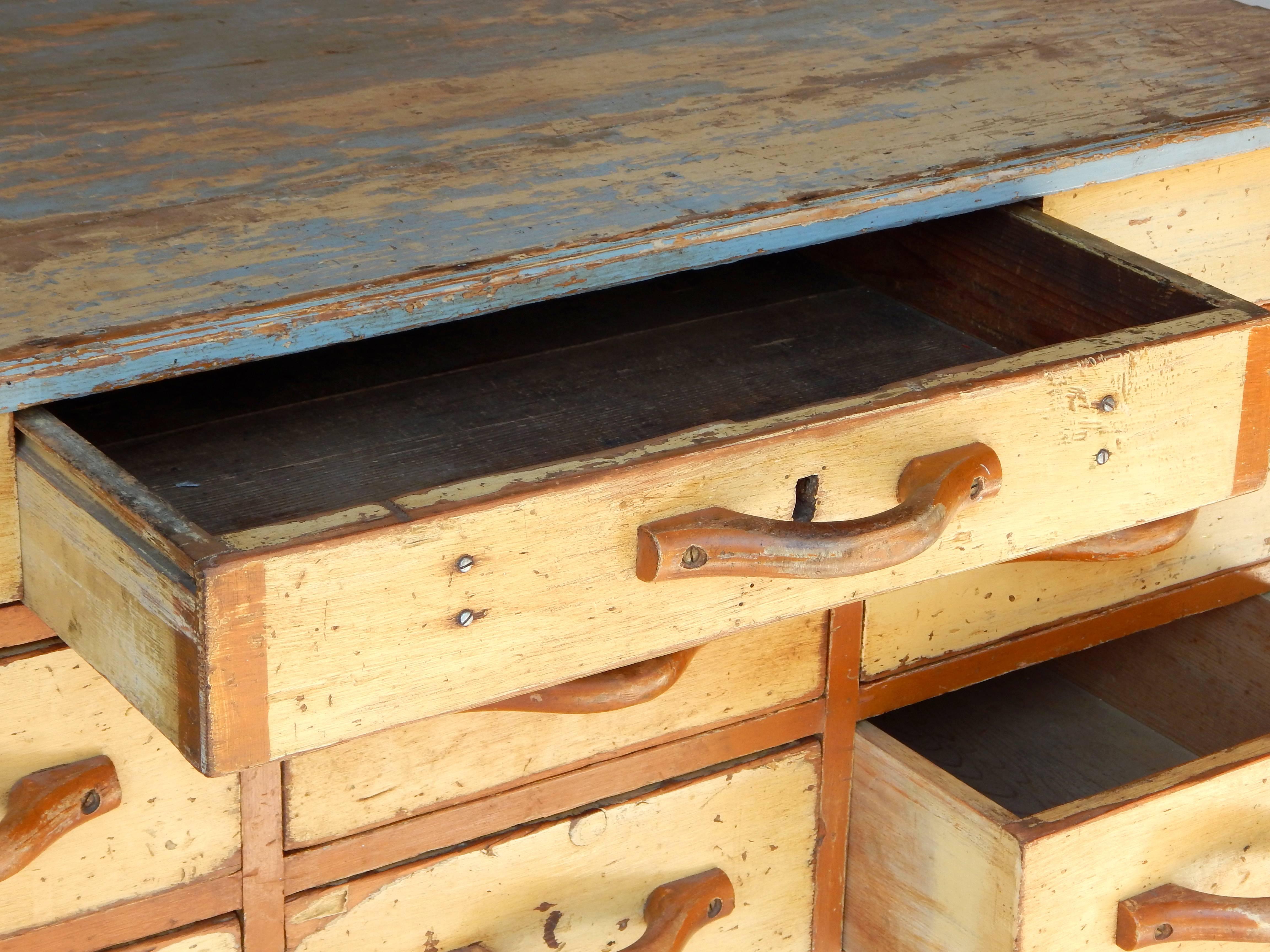 Unusual Folk Art Chest of Drawers at 1stDibs