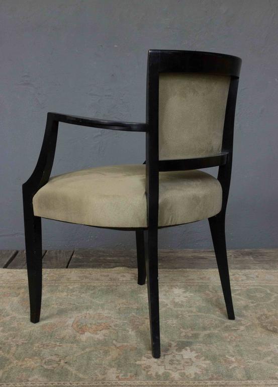 Reproduction of a French Bridge Armchair For Sale at 1stDibs