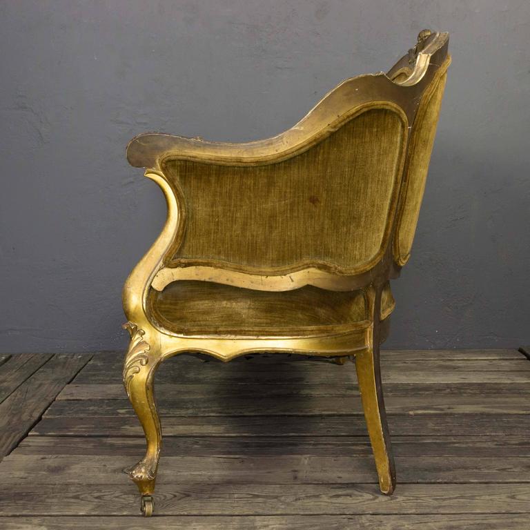 French 19th Century Rococo Revival Giltwood Settee at 1stDibs | rococo ...