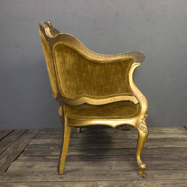 French 19th Century Rococo Revival Giltwood Settee at 1stDibs | rococo ...