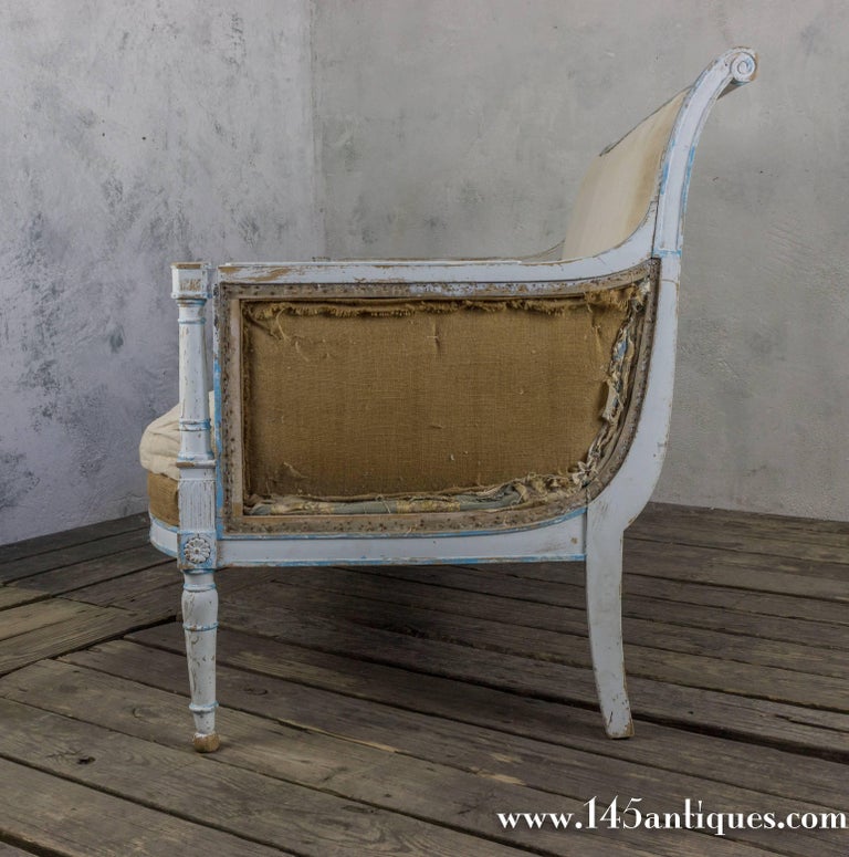 French Directoire Style Settee For Sale at 1stDibs