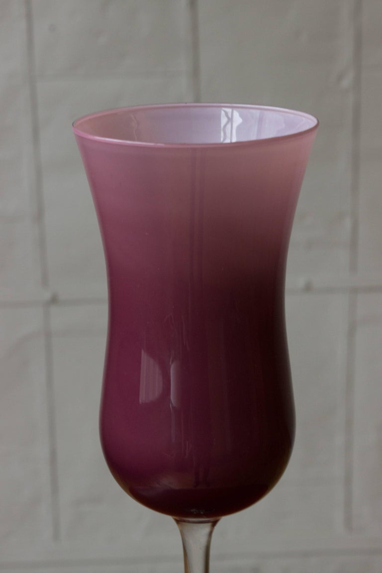 Vintage Balboa Glass with Stem For Sale at 1stDibs