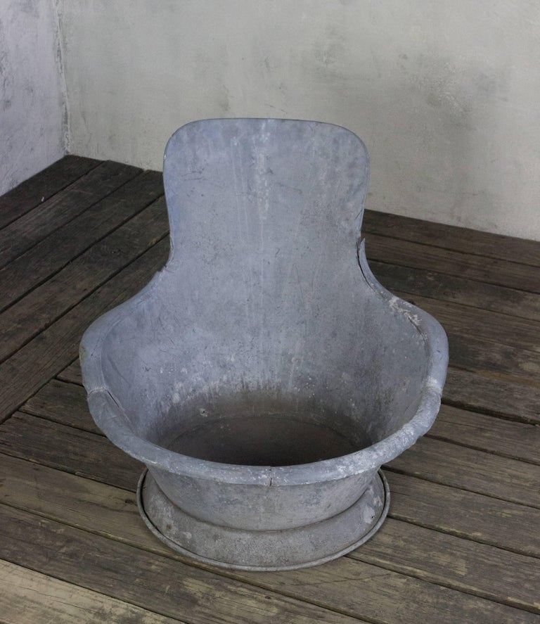 Zinc Bathing Tub For Sale at 1stDibs