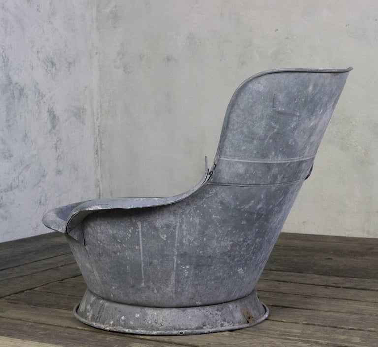 Zinc Bathing Tub For Sale at 1stDibs
