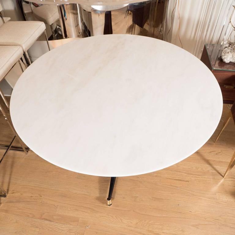 Circular Marble Table at 1stDibs