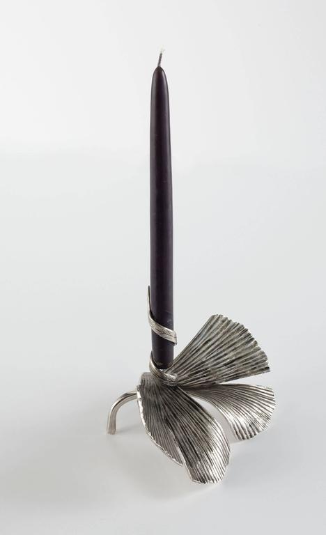 Marc Bankowsky, Ginkgo, Pair of Bronze Candlesticks, France, 2008 For ...