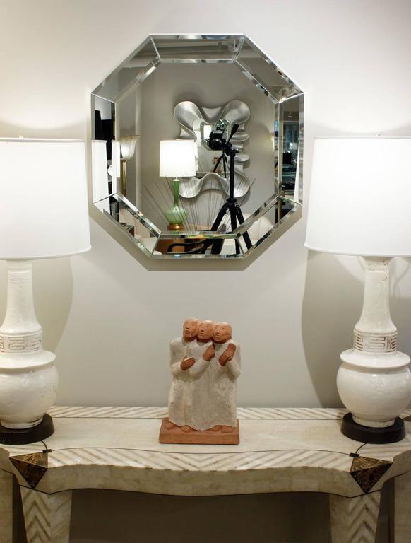 Elegant Eight-Sided Mirror with Bevel, 1960s For Sale at 1stDibs | 8 ...