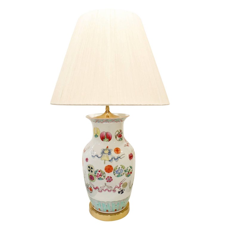 Elegant Hand-Painted Porcelain Table Lamp, 1960s For Sale at 1stDibs ...