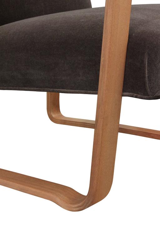 Pair of Rare "Modern Morris Chairs" by Edward Wormley at 1stDibs