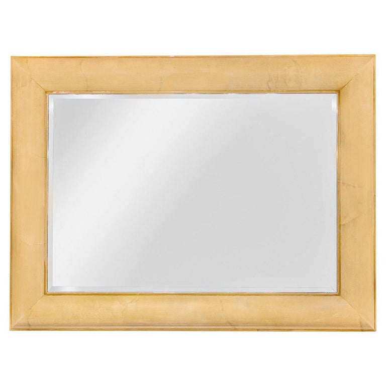 Karl Springer Monumentaler „Halber runder geformter Spiegel“ aus ...