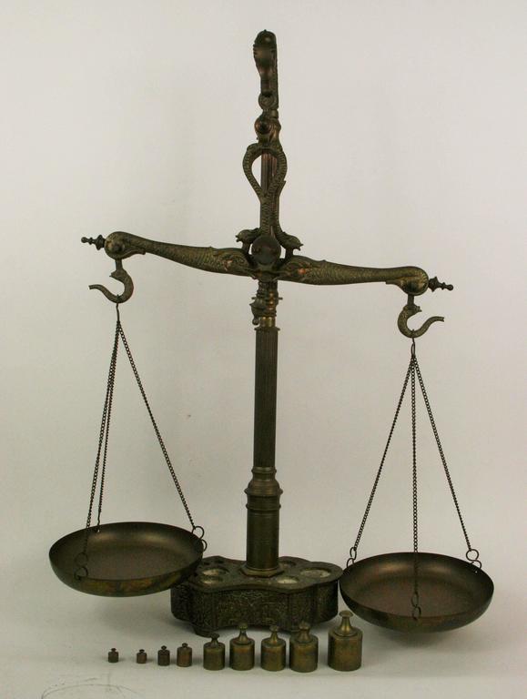 Brass Balance Scale at 1stDibs