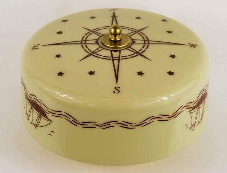 Nautical Compass Ceiling Light at 1stDibs