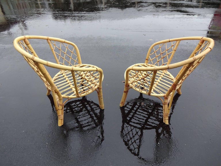 Lounge Set in Wicker For Sale at 1stDibs