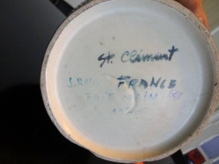 Rare Large St Clement Vase from the 1950s at 1stDibs