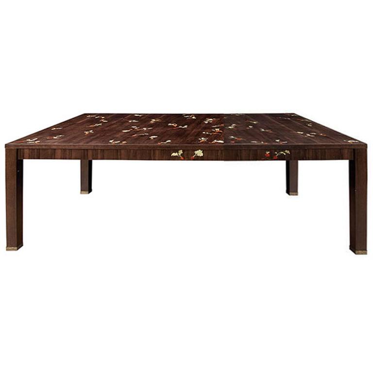 Louis Cane Dining Table with Radishes For Sale at 1stDibs