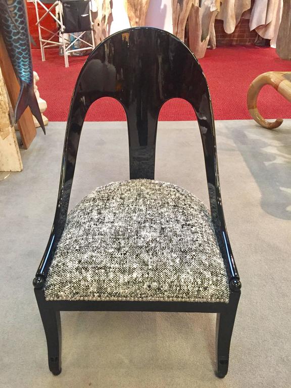 Pair of Spoon Back Chairs at 1stDibs