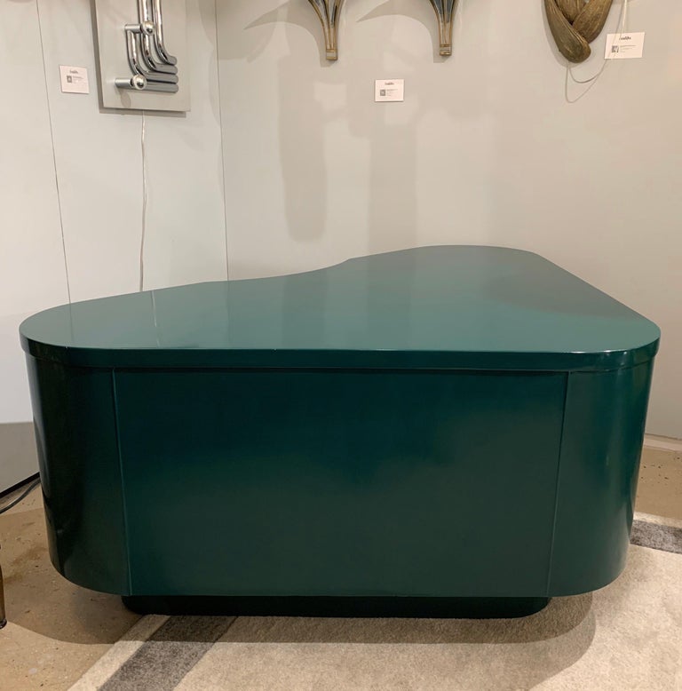 Art Deco Racing Green Fletcher Aviation Desk at 1stDibs