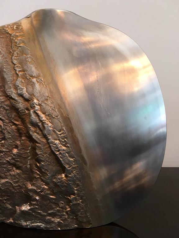 Large Norwegian Helgi Joensen Pewter Vase, 1983 at 1stDibs
