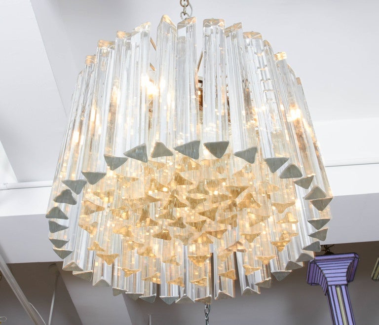 Dramatic Crystal Chandelier by Camer at 1stDibs