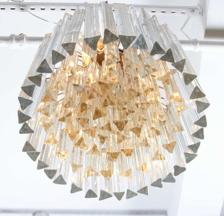 Dramatic Crystal Chandelier by Camer at 1stDibs