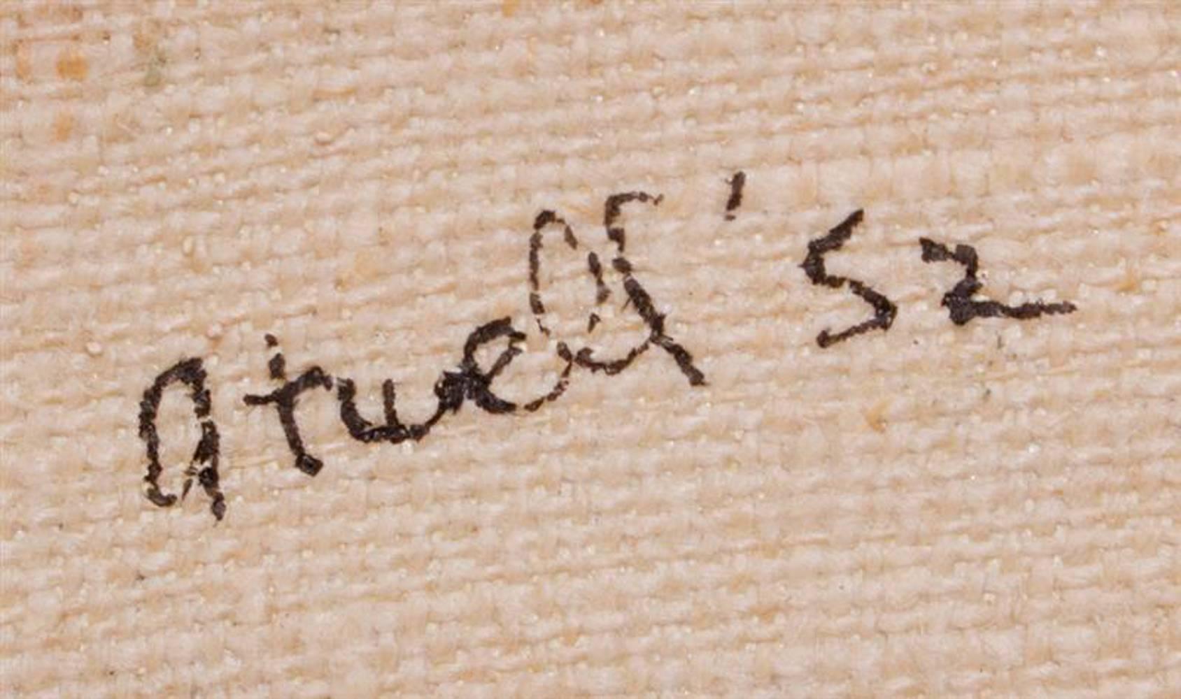 Untitled by Allen Atwell, Oil on Linen, 1952 For Sale at 1stDibs | alan ...