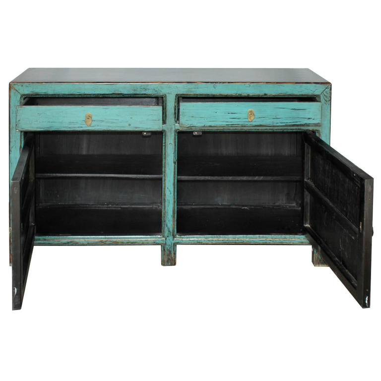 Turquoise Sideboard at 1stDibs