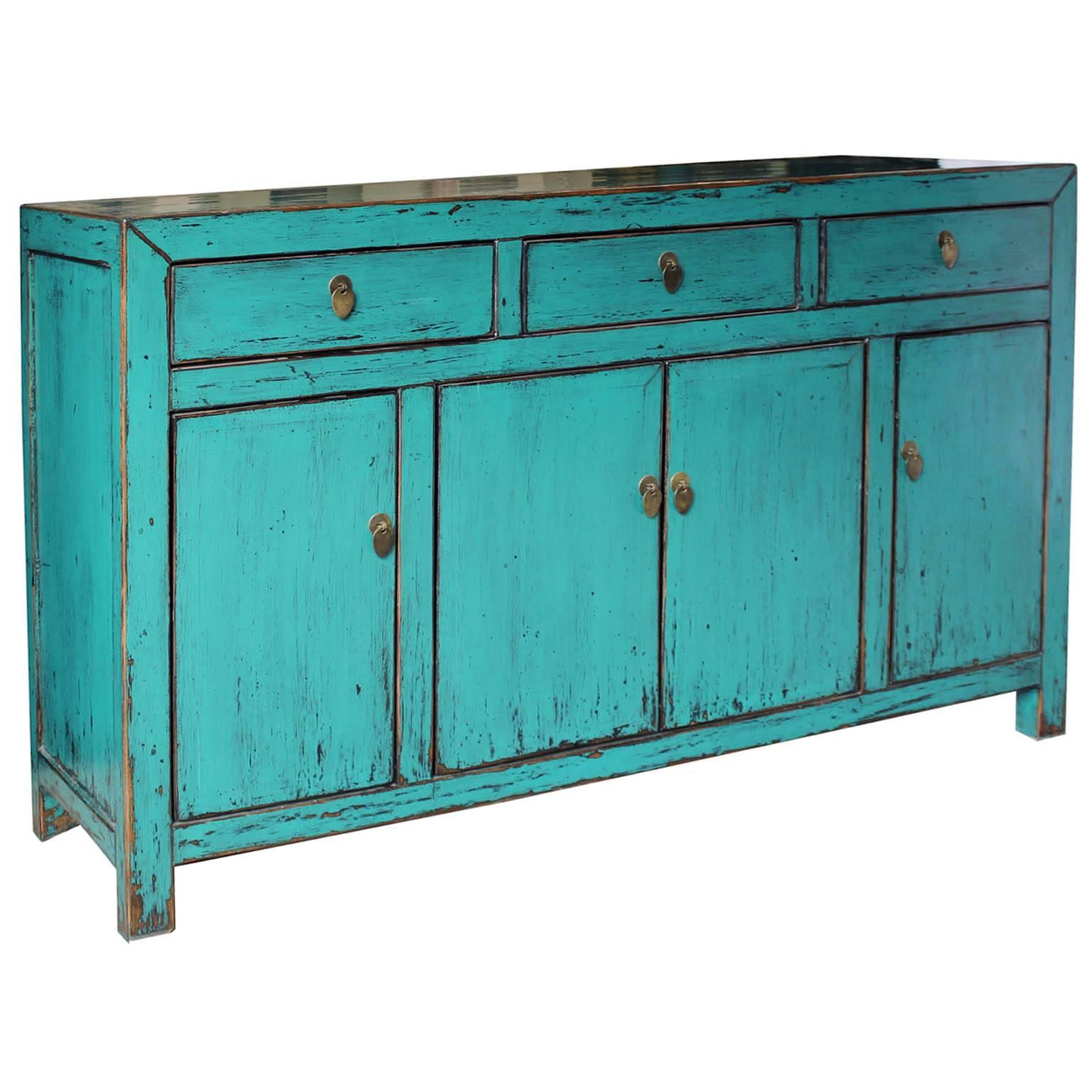 Teal Sideboard at 1stDibs | turquoise sideboard, sideboard teal, teal ...