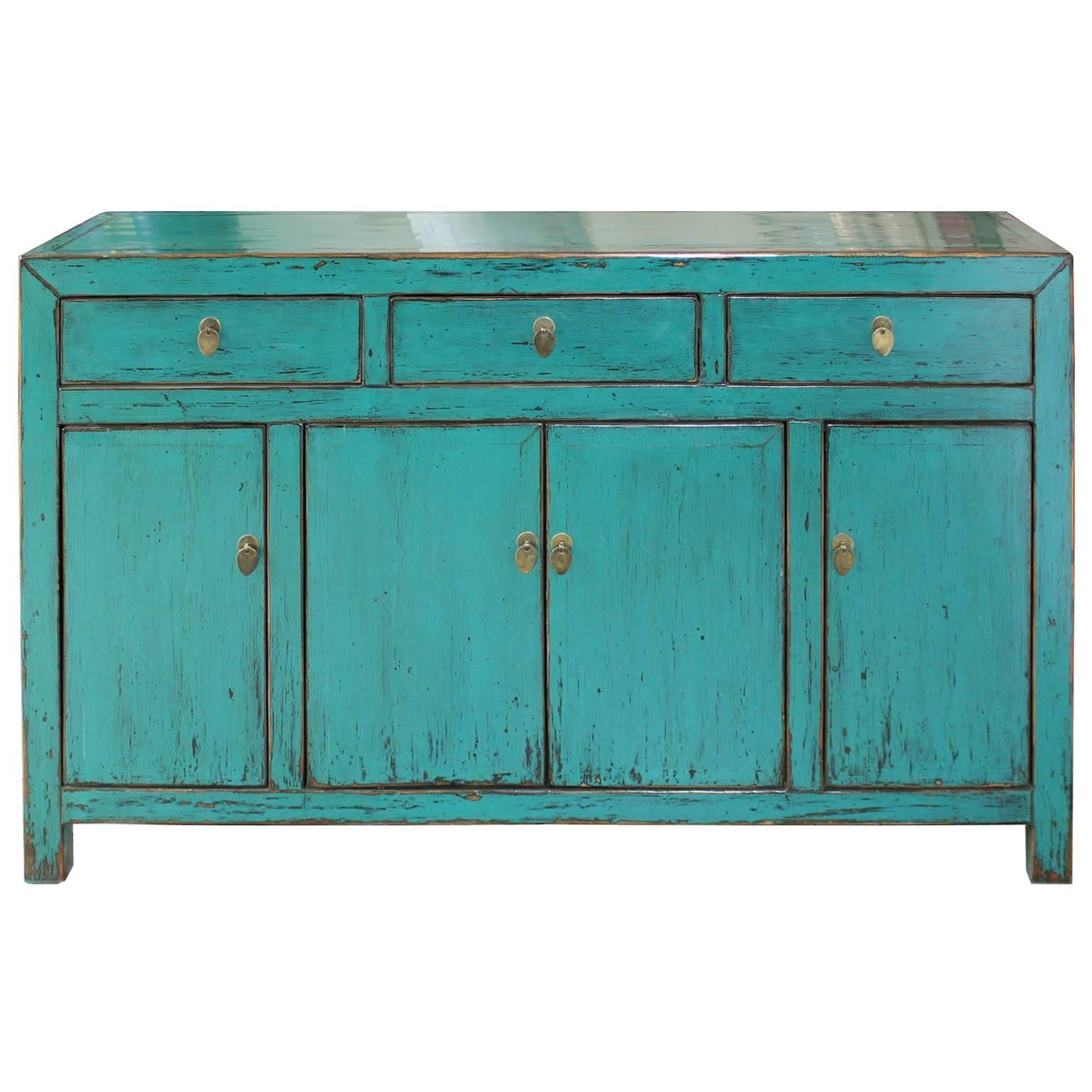 Teal Sideboard at 1stDibs | turquoise sideboard, sideboard teal, teal ...