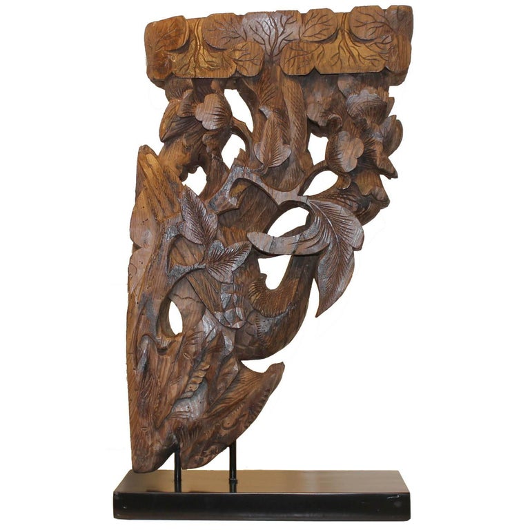 Phoenix Carving on Stand For Sale at 1stDibs