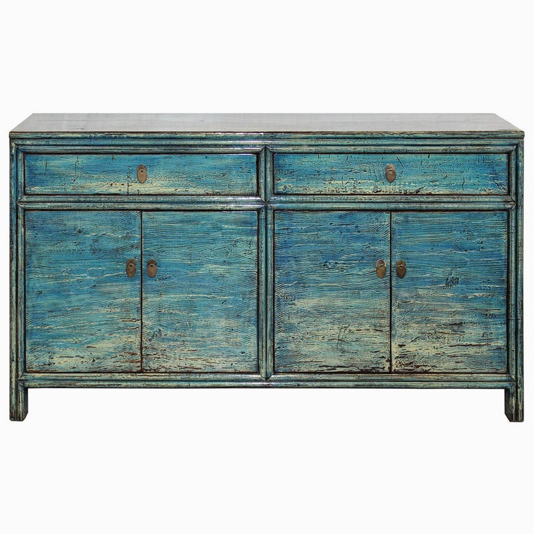 Large French Painted Sideboard at 1stdibs
