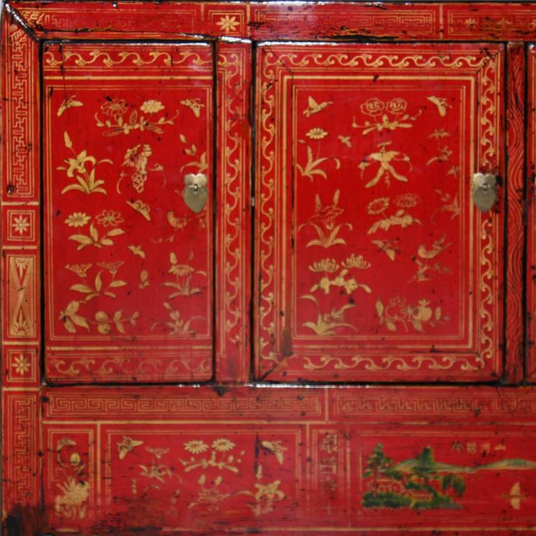 Dongbei Red Wedding Sideboard at 1stDibs