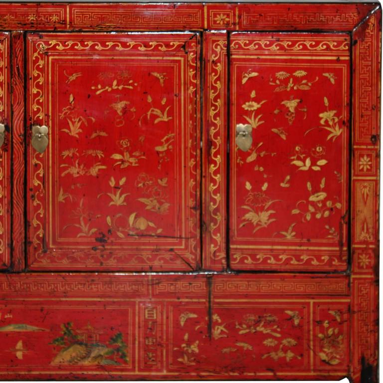 Dongbei Red Wedding Sideboard at 1stDibs