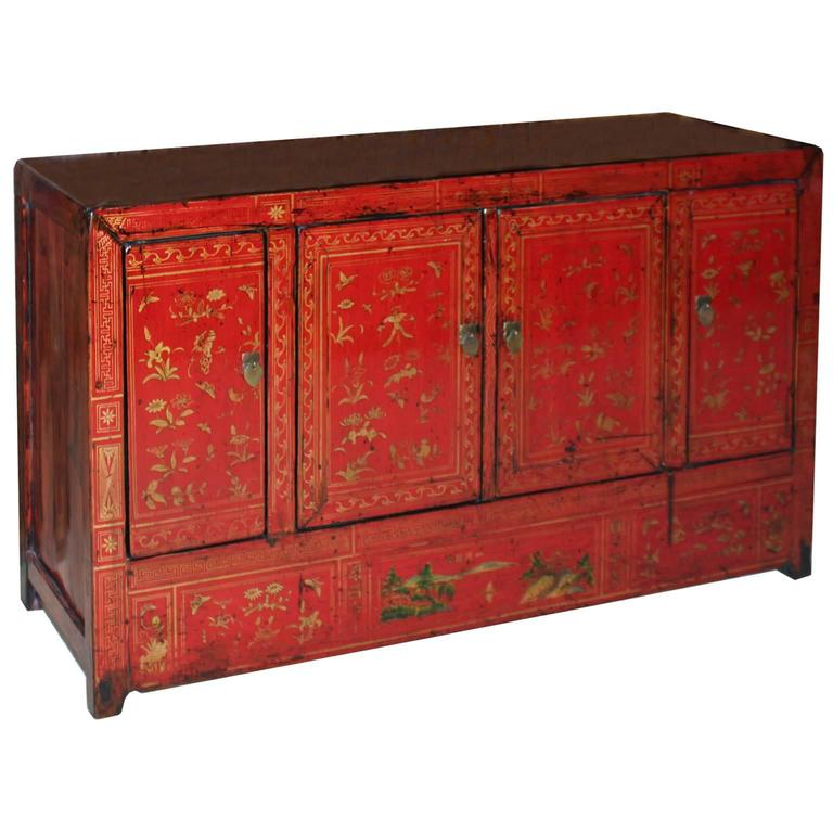 Dongbei Red Wedding Sideboard at 1stDibs