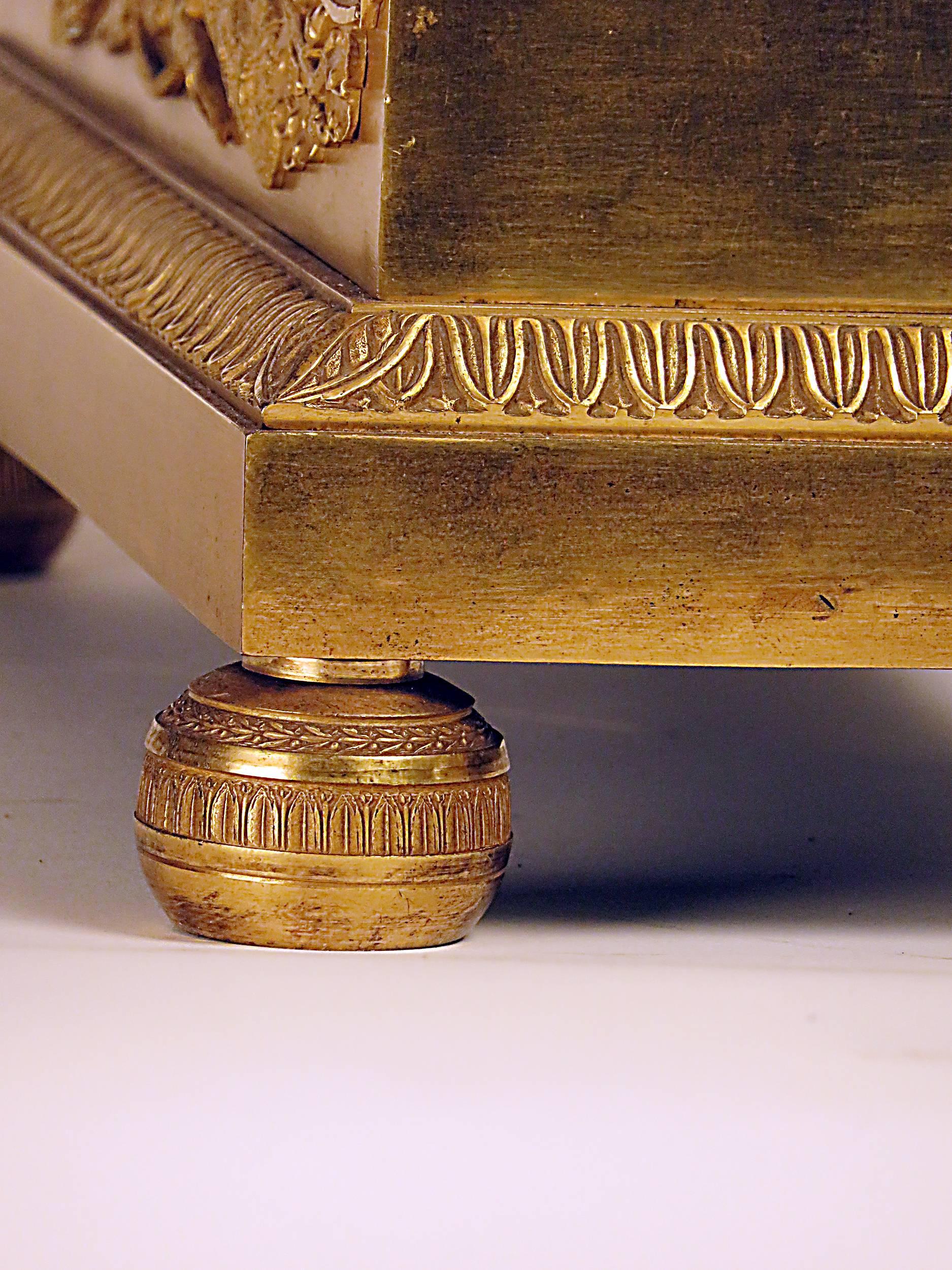 Gilt Bronze Clock Depicting Hercules, France, 1820 at 1stDibs ...