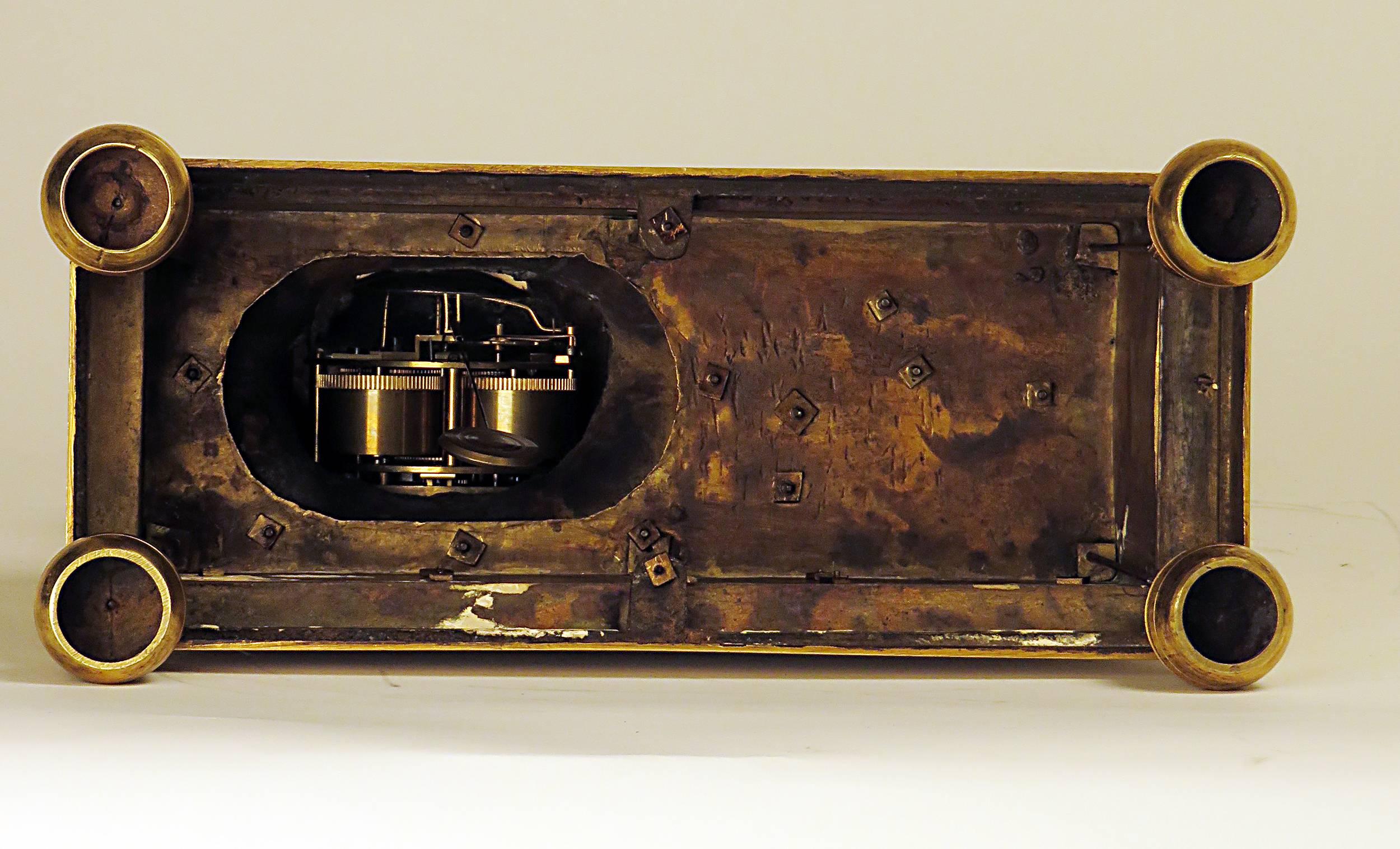 Gilt Bronze Clock Depicting Hercules, France, 1820 at 1stDibs ...