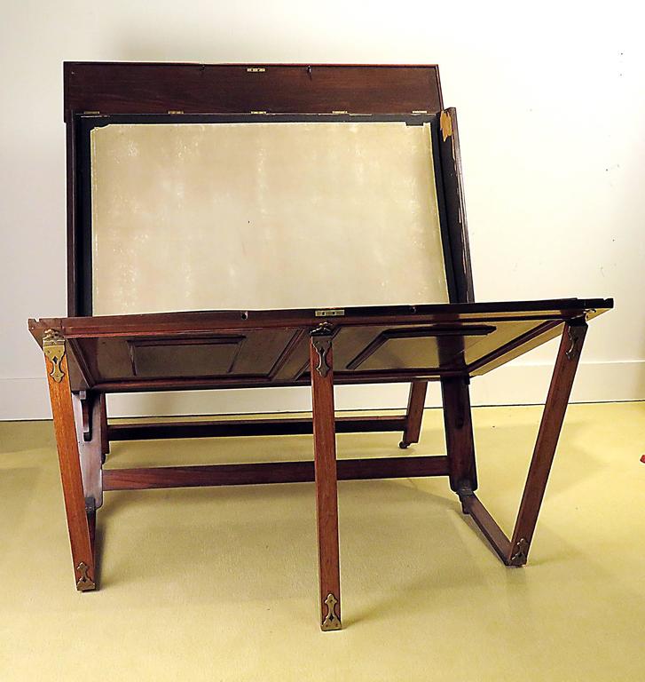 Rare English Victorian Folio Stand, circa 1880 at 1stDibs