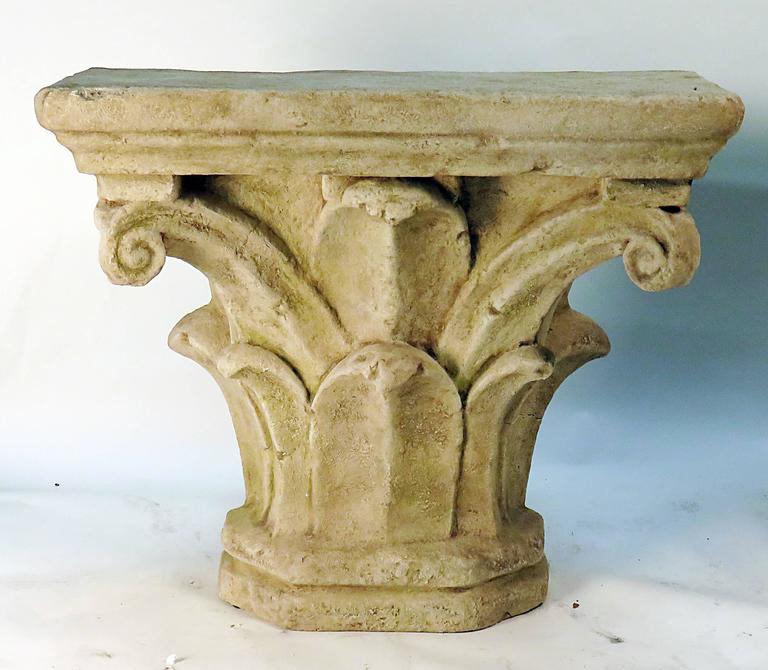 Michael Taylor Cast Stone Console Table, circa 1970 at 1stDibs