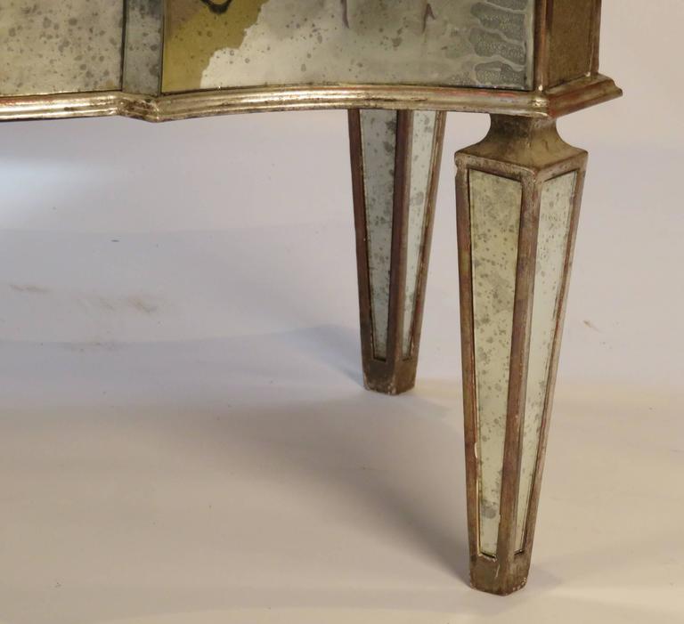 Vintage Mirrored Coffee Table at 1stDibs