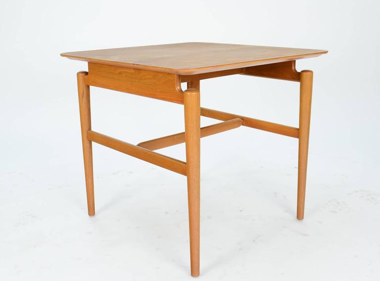 Rare Pair of Grand and Elegant Floating Top Side Tables by Finn Juhl ...