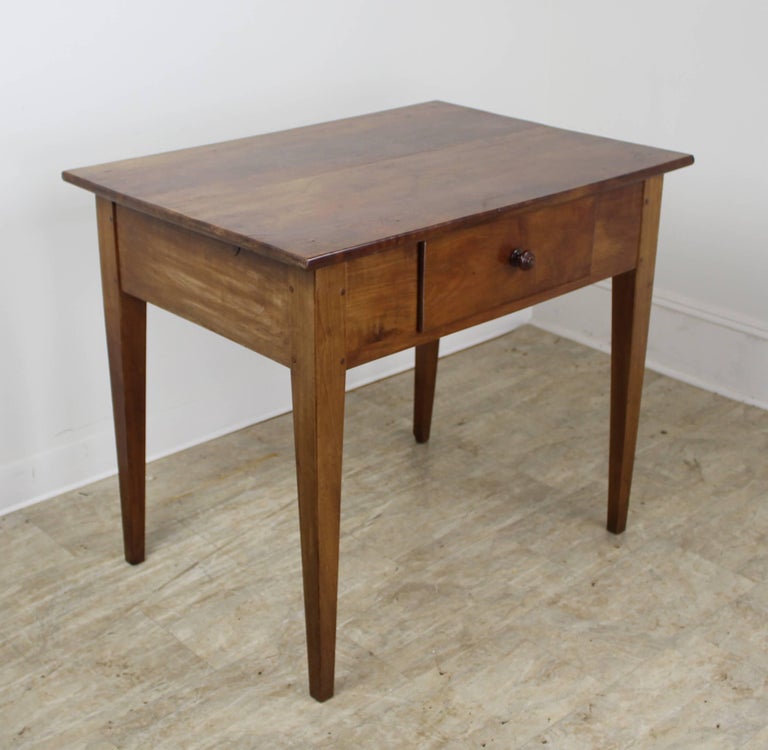 Lovely Deep Antique Cherry Side Table at 1stDibs