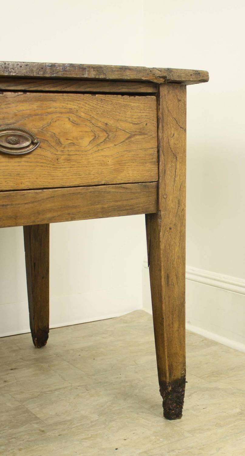 Antique Rustic Work Table or Server For Sale at 1stdibs
