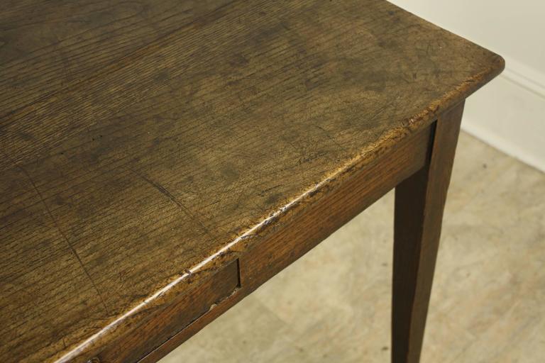 Narrow Antique Chestnut Writing Table at 1stDibs