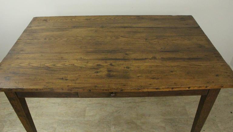 Antique French Pine Writing Table at 1stdibs