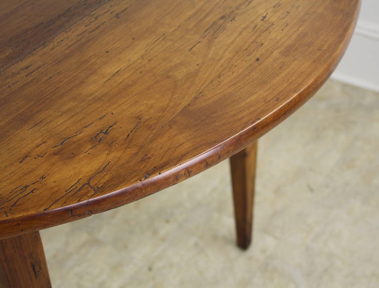 Round Antique Cherry Occasional or Breakfast Table at 1stDibs
