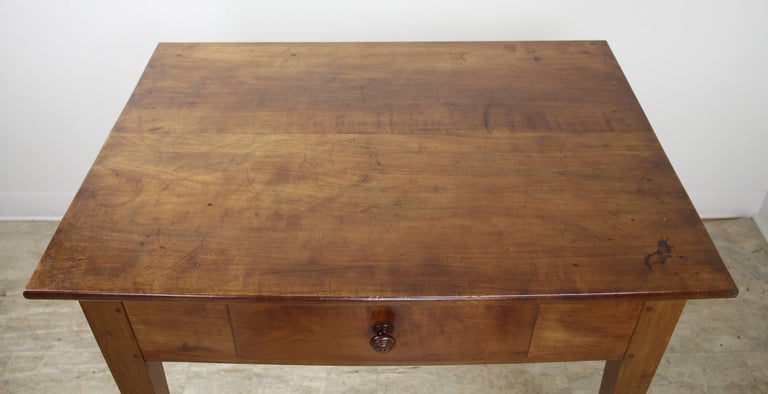 Lovely Deep Antique Cherry Side Table at 1stDibs