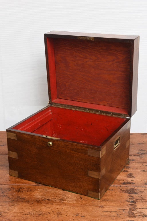 Antique Campaign Box at 1stDibs