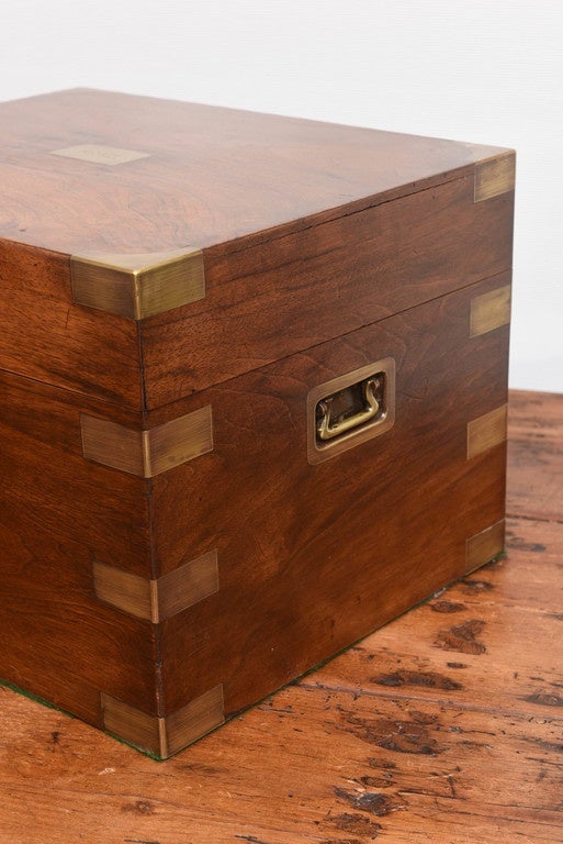 Antique Campaign Box at 1stDibs