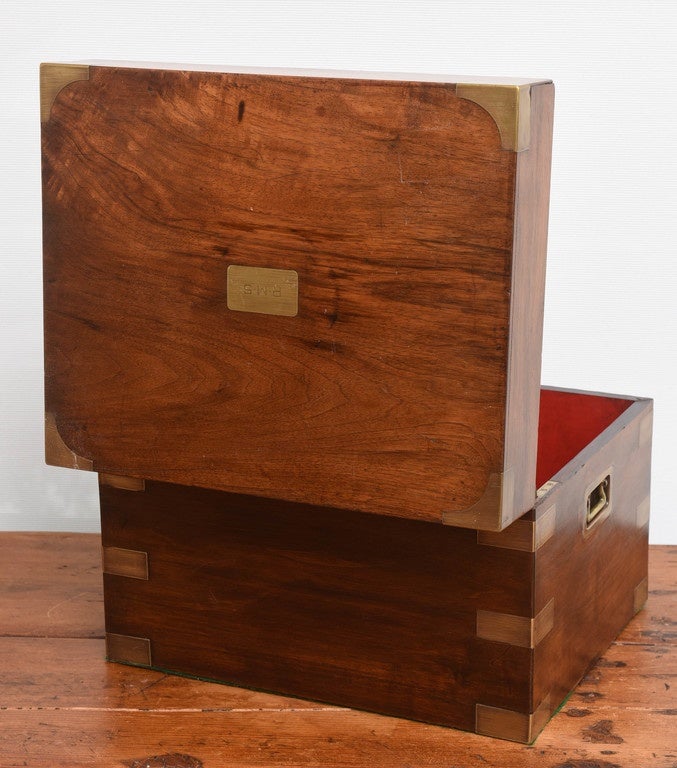 Antique Campaign Box at 1stDibs